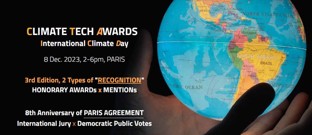 パリで開催されるClimate Tech Awardsに弊社アドライトがパートナー企業として参画 | 株式会社アドライト